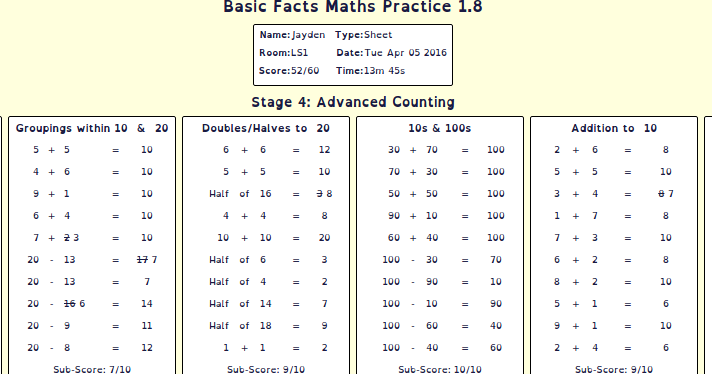 Jay-don @ Panmure Bridge School: Prototec math challenge