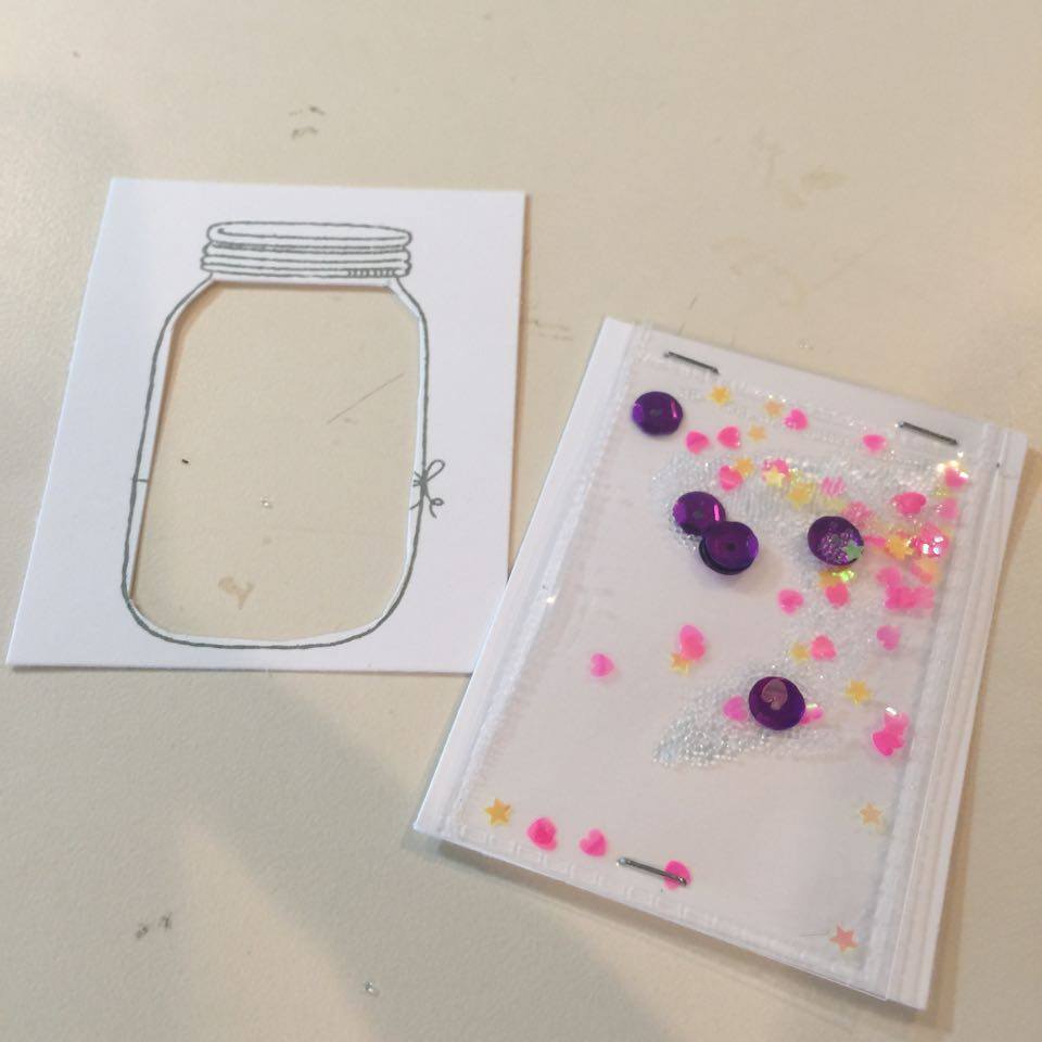 Booth #32: Jar Shaker Card Tutorial