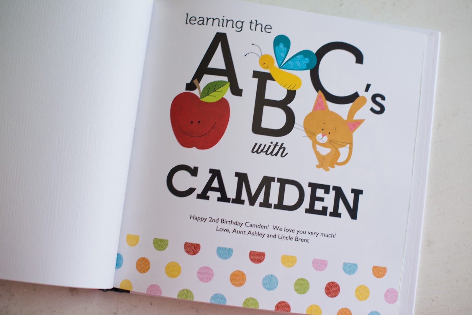 Domestic Fashionista: Personalized Alphabet Photo Book