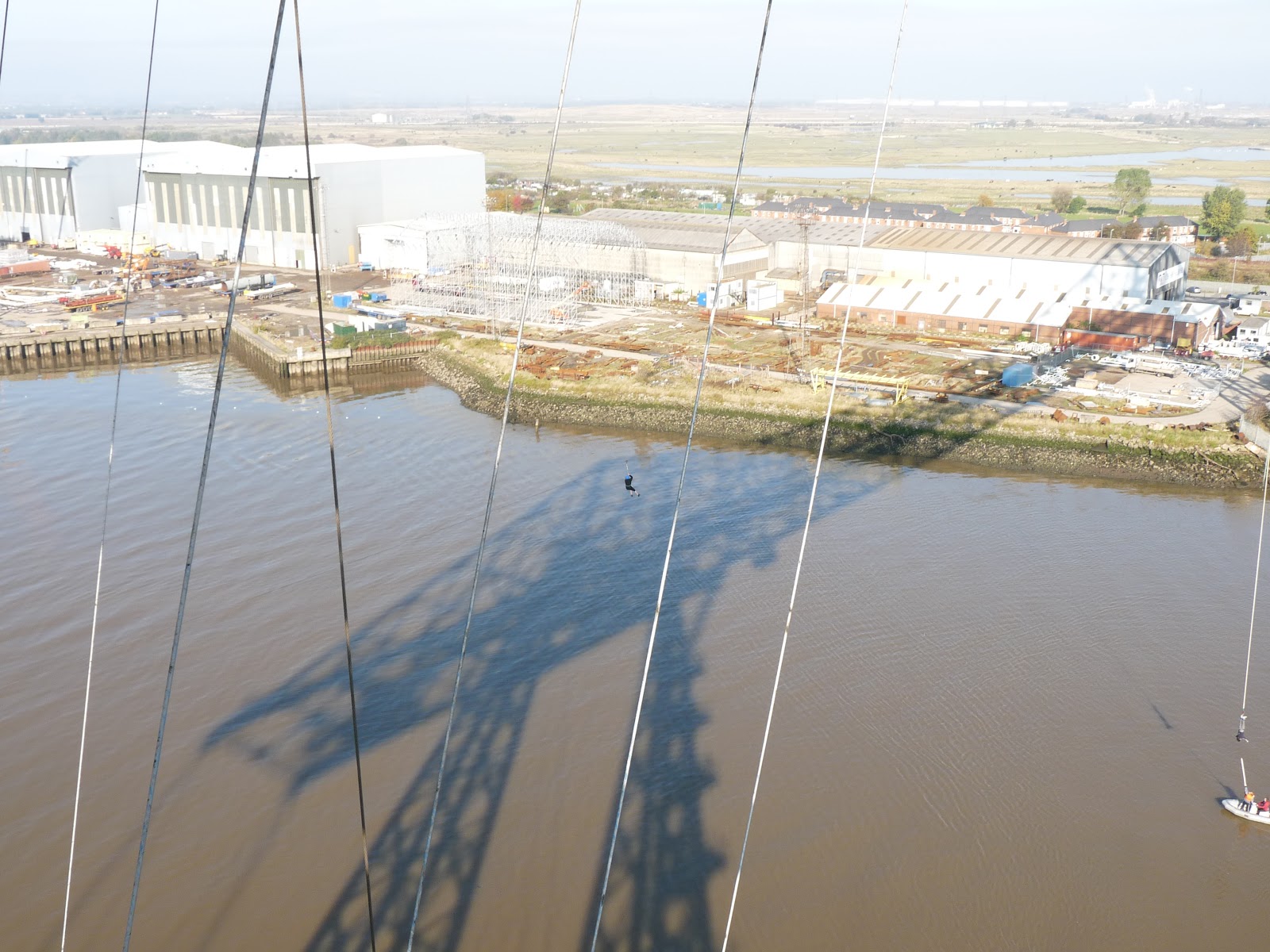 Barry In Thirsks Adventures: Middlesbrough Transporter Bridge Zip Slide ...