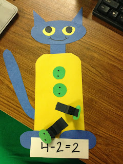 Kroger's Kindergarten: Pete The Cat Subtraction
