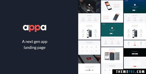 Kevin Humbert Appa - A Next Gen App Landing Page android app app app ...