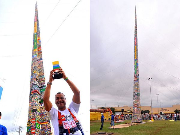 Optical Bliss: Brazil's Tallest Lego Tower