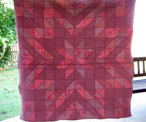 gemini stitches: Ruby Sparkles - done!