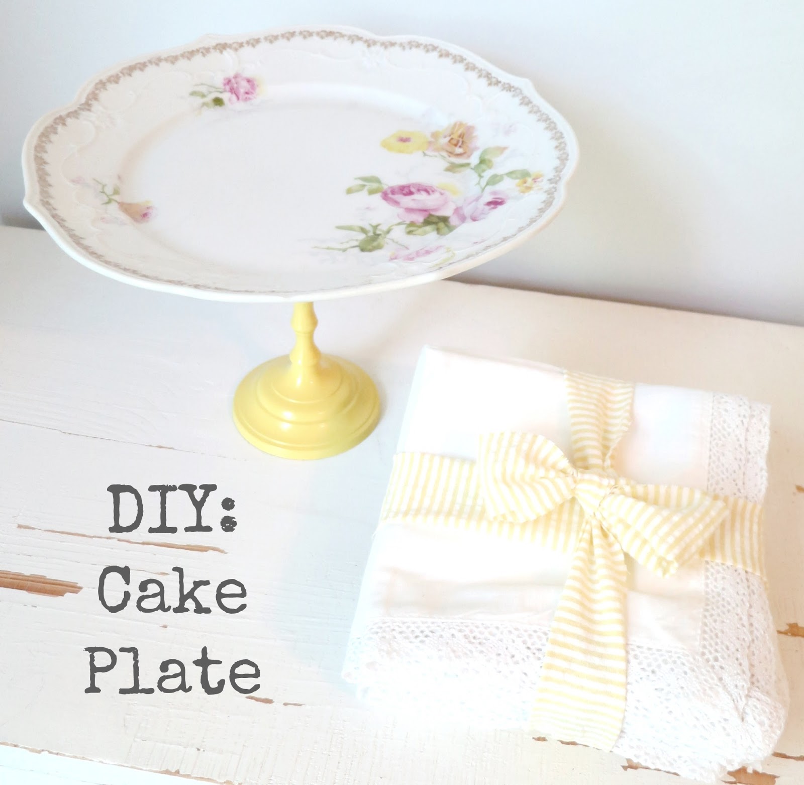 The Cottager: DIY: Cake Plate