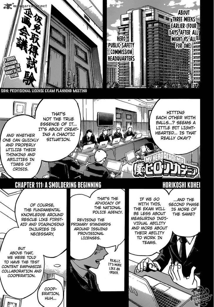 My Hero Academia Chapter 111 | One punch man manga