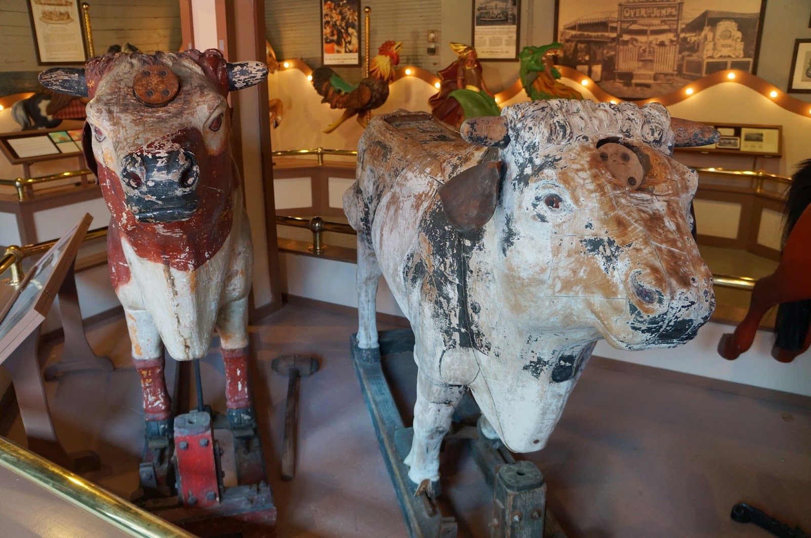 Evan and Lauren's Cool Blog: 7/4/14: Herschell Carrousel Factory Museum