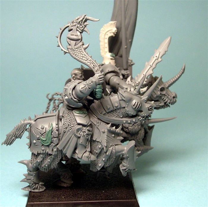 PsychosisPC's The Madhouse Workshop: Tzeentch Knight unit modelled.