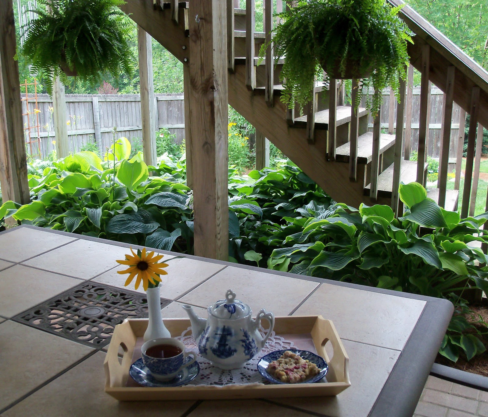 Beyond The Garden Gate: Tea in the garden