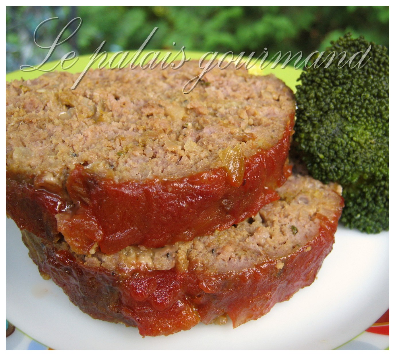 Le palais gourmand: Pain de viande au cari et à la gelée de poivrons rouge