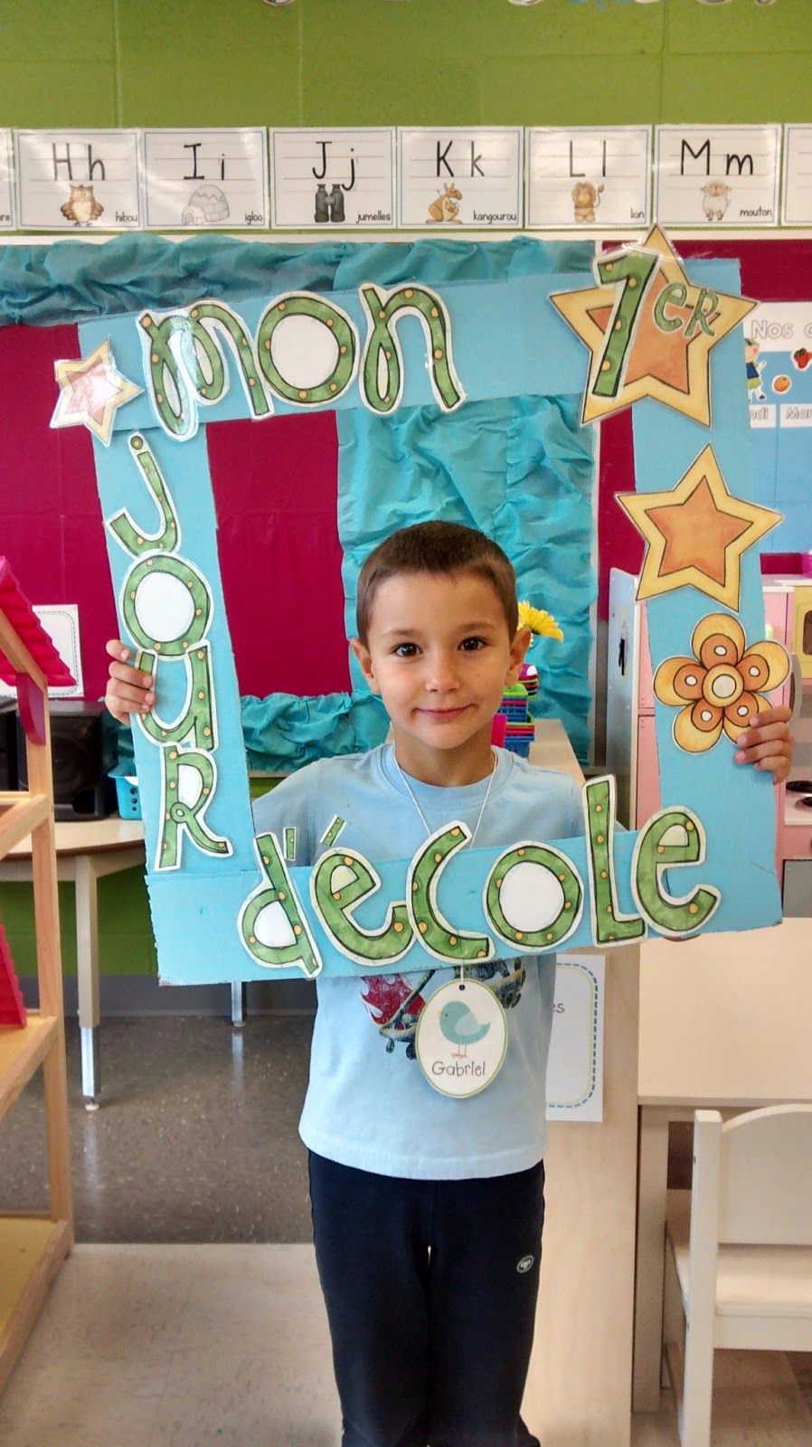 La maternelle de Francesca: Notre première journée!