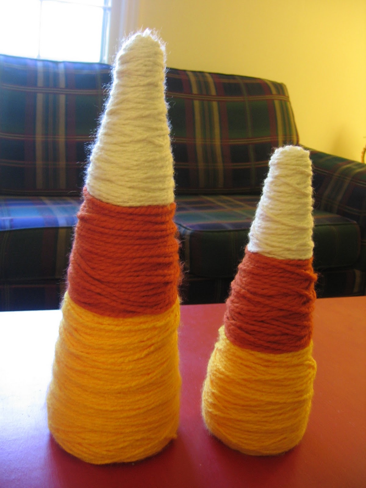 The Mommy Diaries: Candy Corn Decor {a tutorial!}