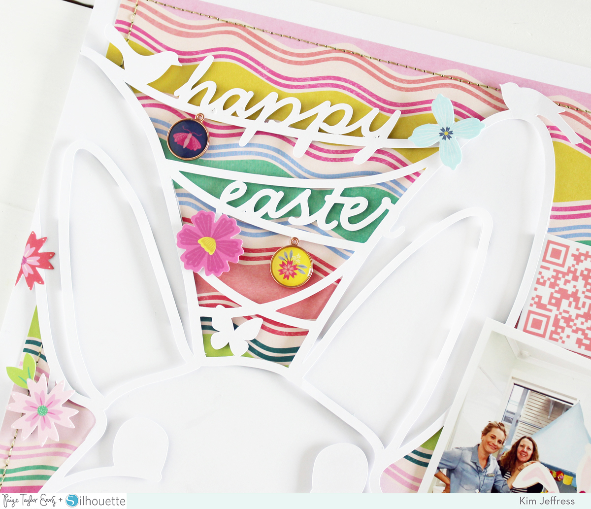 Happy Easter Layout by Kim Jeffress | Paige Taylor Evans