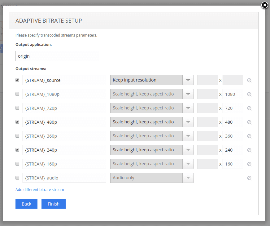 Softvelum news: Nimble Streamer, Larix Broadcaster and more: Live Transcoder wildcard scenarios