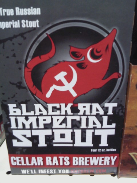The Beer Review.: Black Rat Imperial Stout--Cellar Rats Brewery
