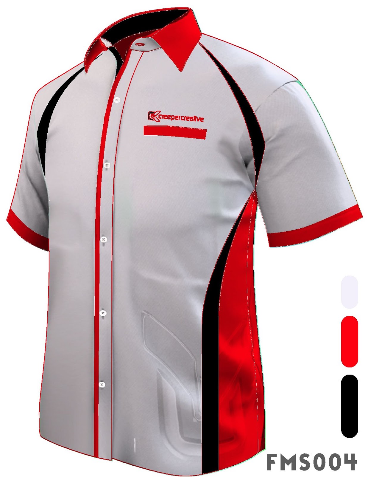 FMS004 : Corporate Shirt Male Short Sleeve | Creeper Creative