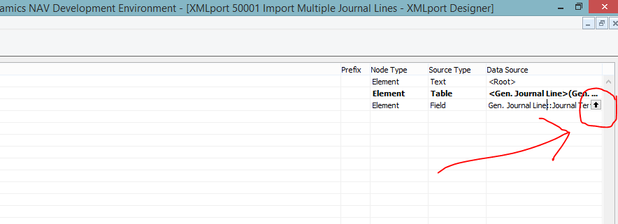 How to import multiple journal entries in Microsoft Dynamics NAV 2017 using XML Ports