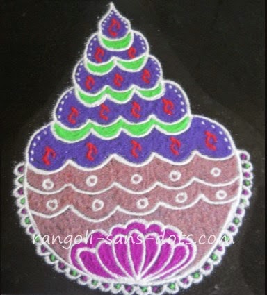 Easy rangoli for beginners 2