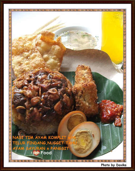 Buah Dapur Vika: Nasi Tim Ayam Komplit