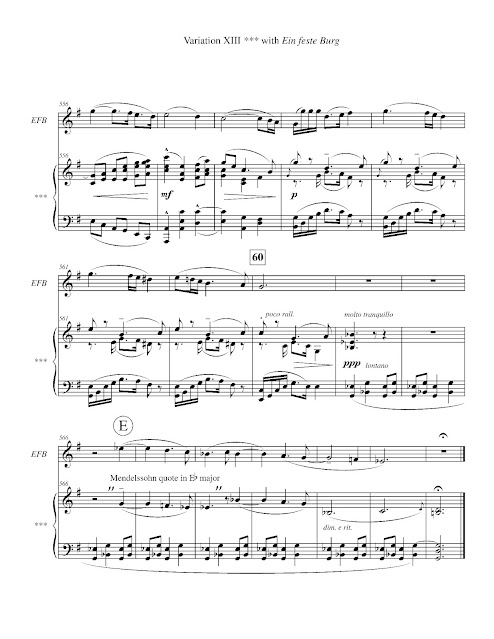 Elgar's Enigma Theme Unmasked: Modulations in Variation XIII spell "1313"