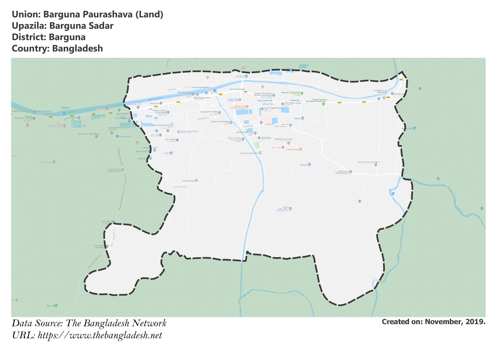 Barguna Paurashava, Barguna