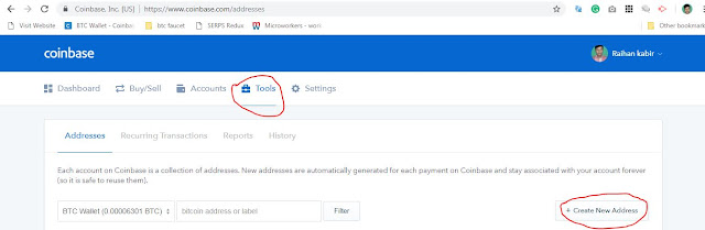 How to create coinbase account and how to create bitcoin address? - btc ...