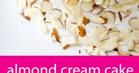 ALMOND CREAM CAKE