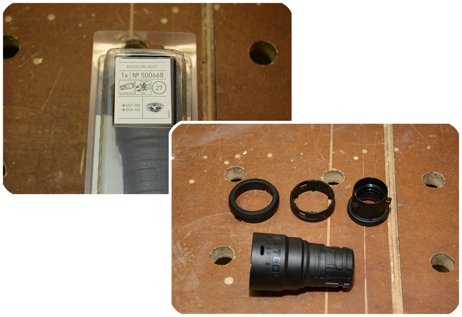 Michas Holzblog: Tipp: Saugschläuche mit der neuen Festool Cleantec Muffe