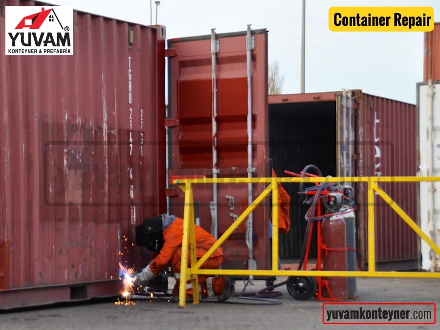 Container Repair And Maintenance - Yuvam Container, Prefabricated