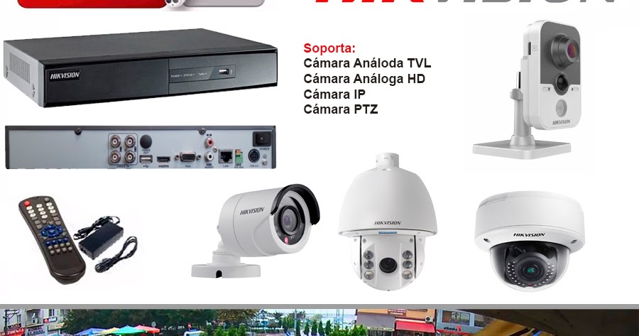 DVR Hikvision Tri-hibrido Soporta cámaras ip analoga cámara PTZ todo en ...