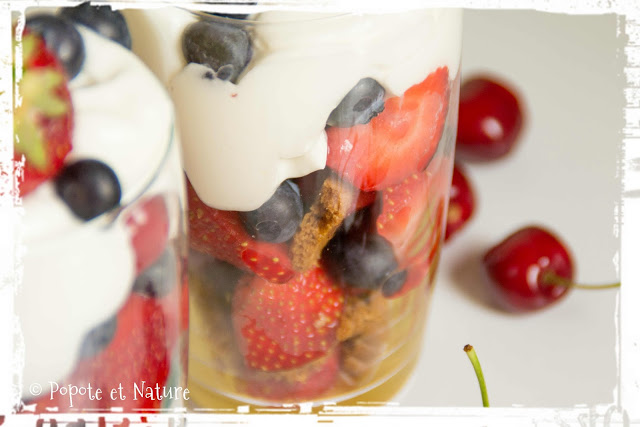 Popote et Nature: Des verrines aux fruits rouges croquantes et gourmandes