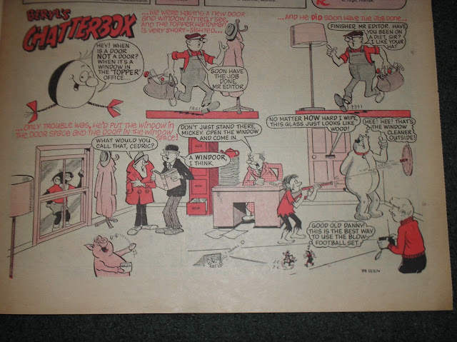 Peter Gray's Comics and Art: Beryl's Chatterbox Topper comic 1973-4