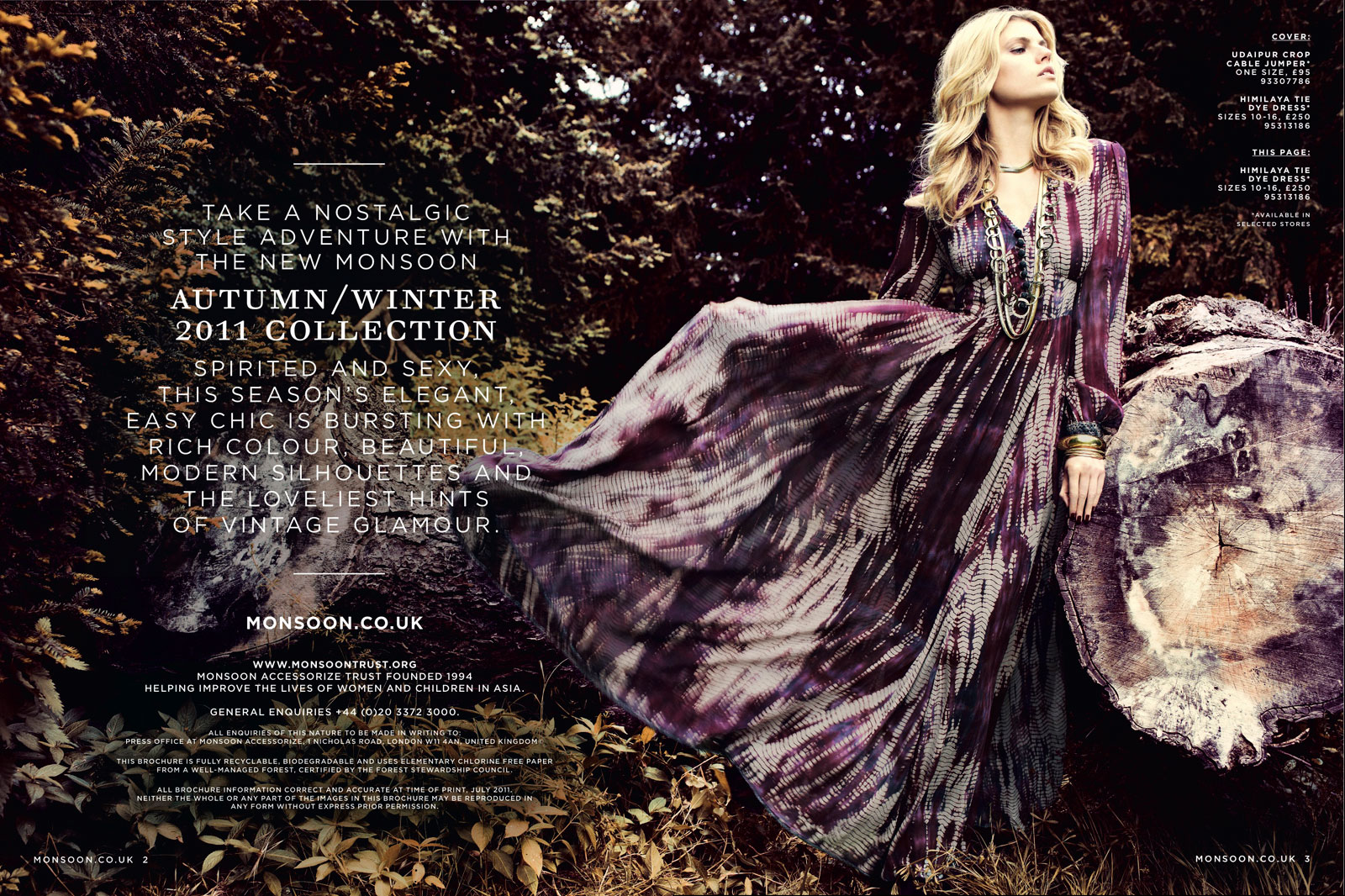 Monsoon A/W 2011 lookbook - Models Inspiration