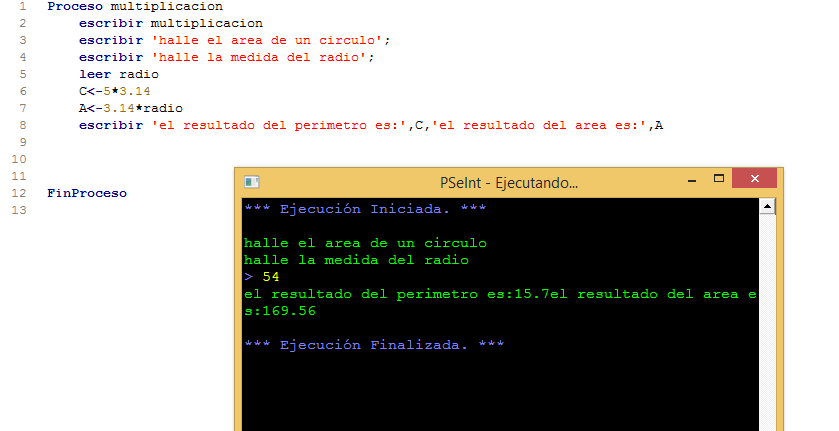 Dfd Programacion De Software Area Del Cuadrado
