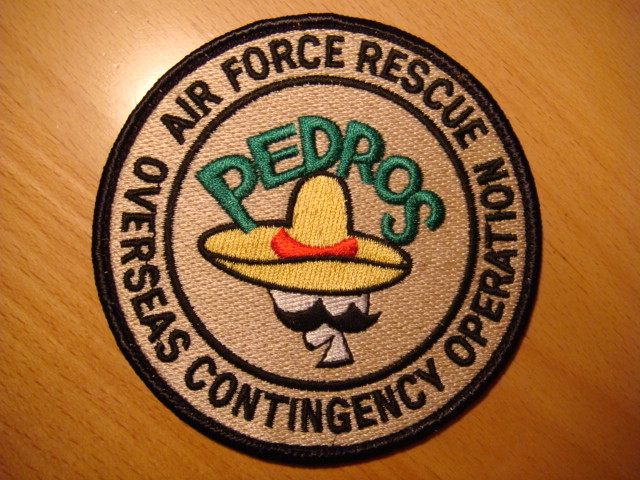 THE USAF RESCUE COLLECTION: USAF PJ - PEDROS / OVERSEAS OPERATIONS PATCH