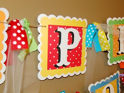 Alabama Slacker Mama: Colorful Birthday Party Banner