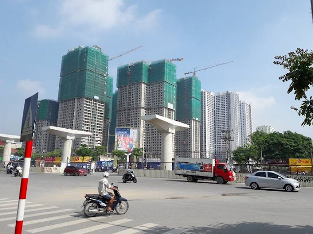 Cập nhật tiến độ thi công Goldmark City, tháng 10/2016