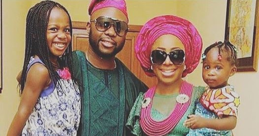 Lovely photos of actress Dakore Egbuson-Akande and family