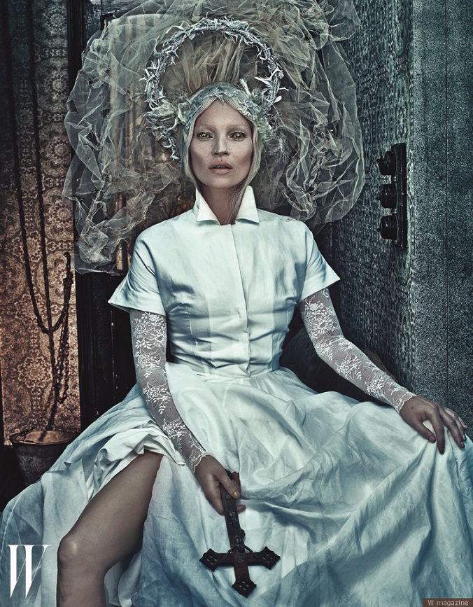 'Good Kate, Bad Kate' Kate Moss poses for W magazine, March 2012