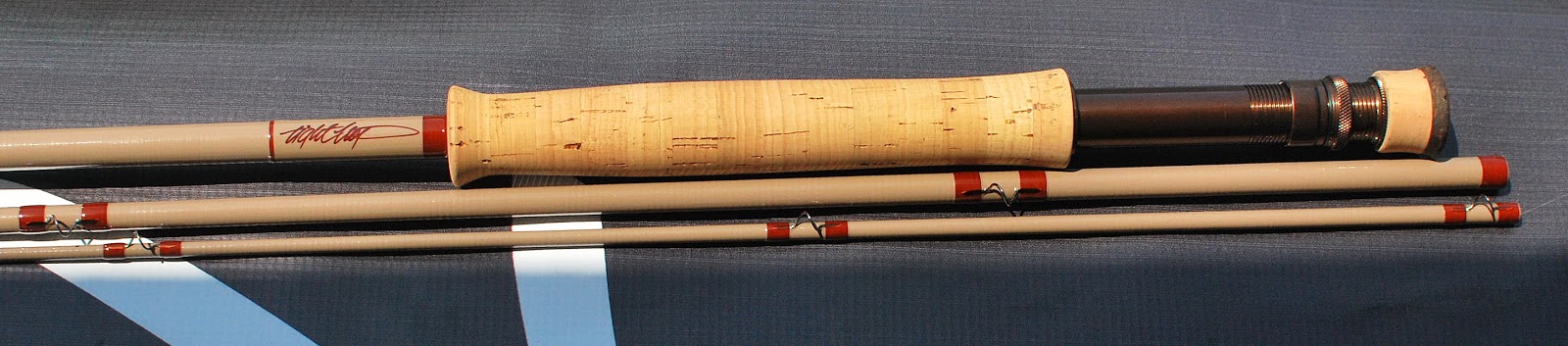 Handcrafted graphite and fiberglass fly rods: L.Kenney special