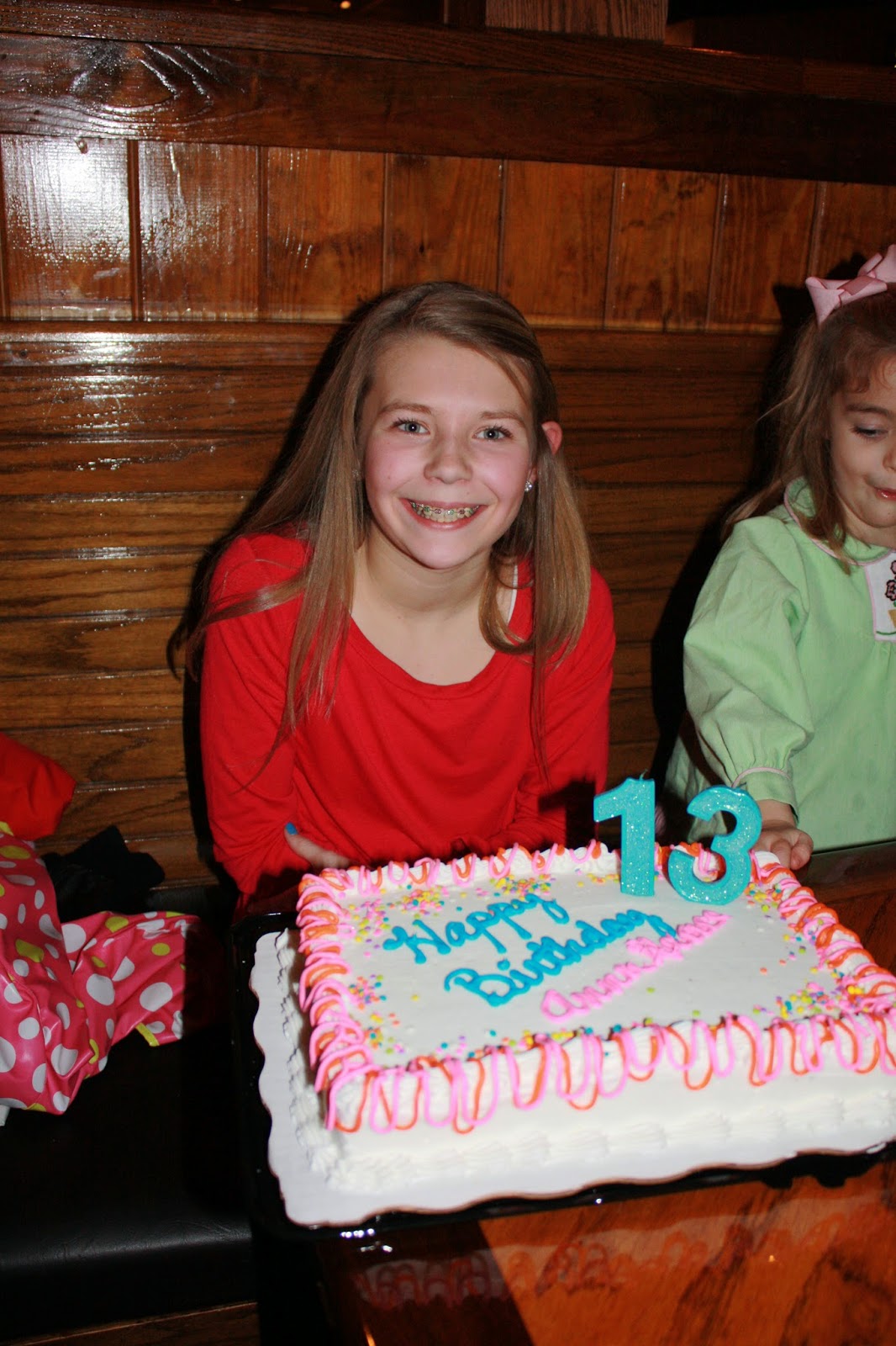 The Wise Family: Happy 13th Birthday Anna Grace