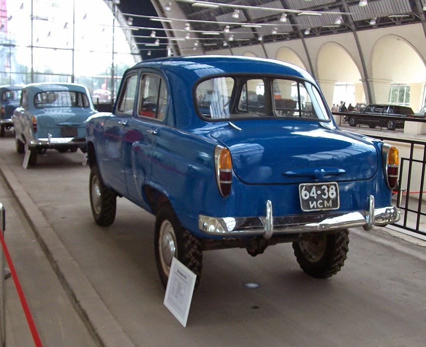 Spotted...cars in Moscow: Museum 1956-85 Moskvitch Cars