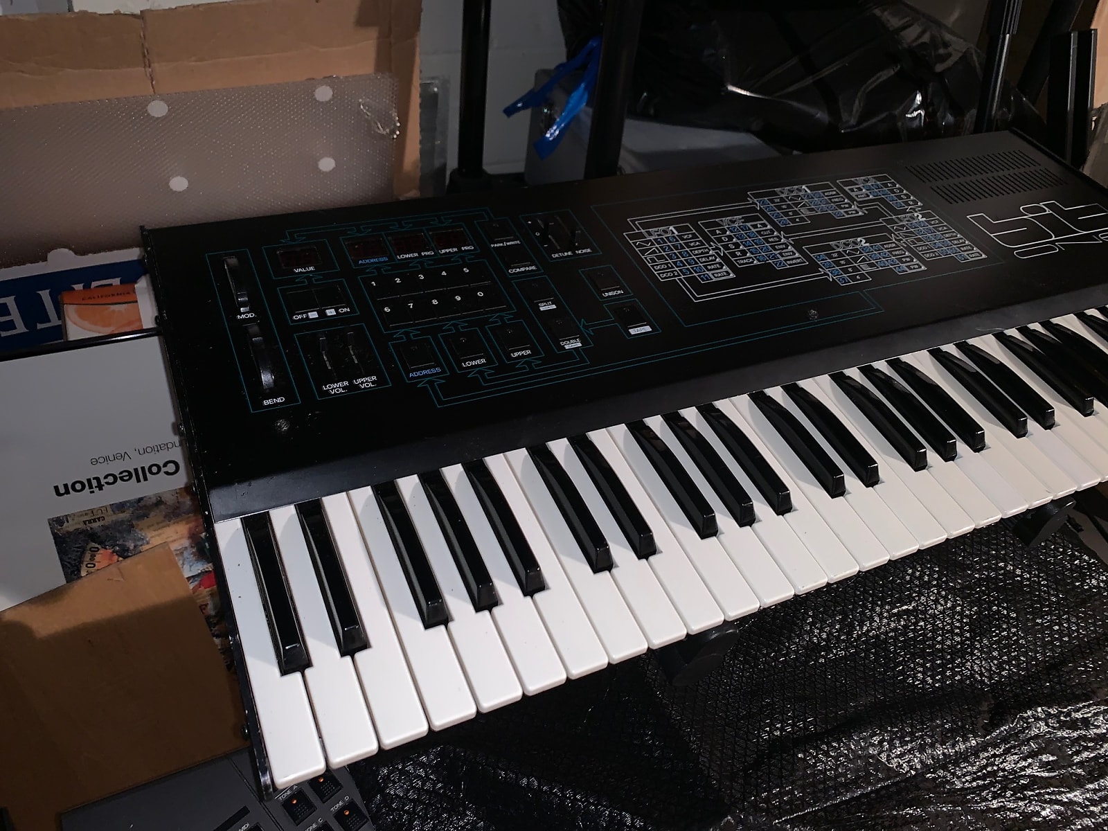 MATRIXSYNTH: Crumar Bit One Analog Synthesizer *SERVICED* CEM Version