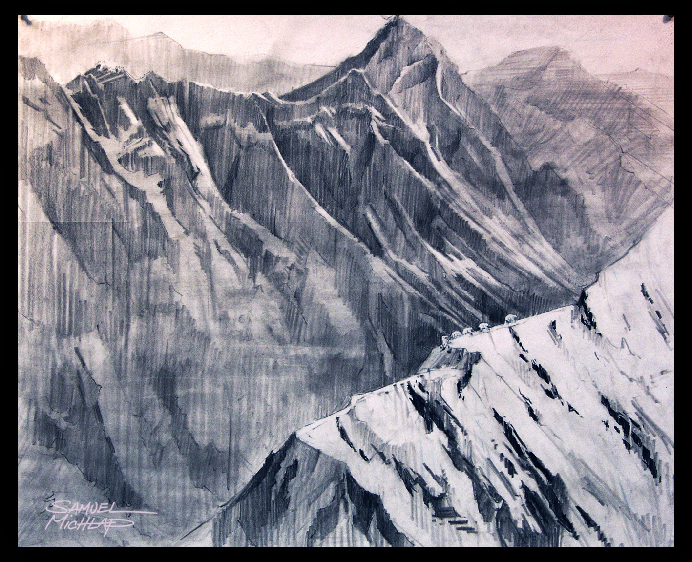 Samuel Michlap: layout, set design and plein air sketches