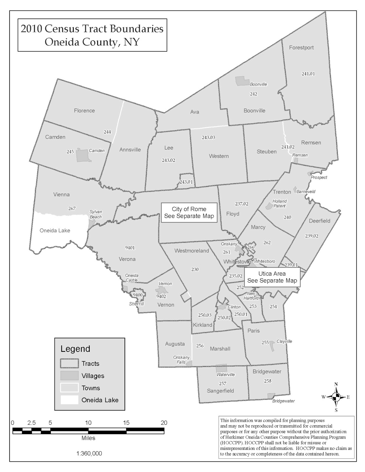 Herkimer and Oneida Counties Census Data Affiliate: MAPS PAGE: Maps ...