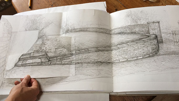 CLARE MITTEN: Research/Studio Visit: Sarah Simblet