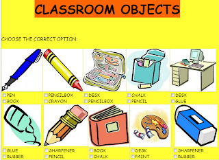 OUR SCHOOL ENGLISH CORNER: CLASSROOM OBJECTS SONGS, GAMES AND VOCABULARY