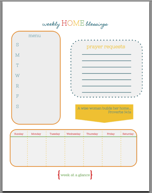 {Jenny Free Style}: Weekly Home Blessings