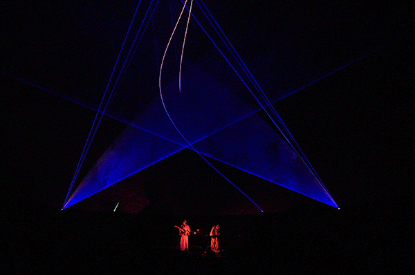 GIFs: Drab Majesty @ The Laser Dome, Seattle 10/7/2017