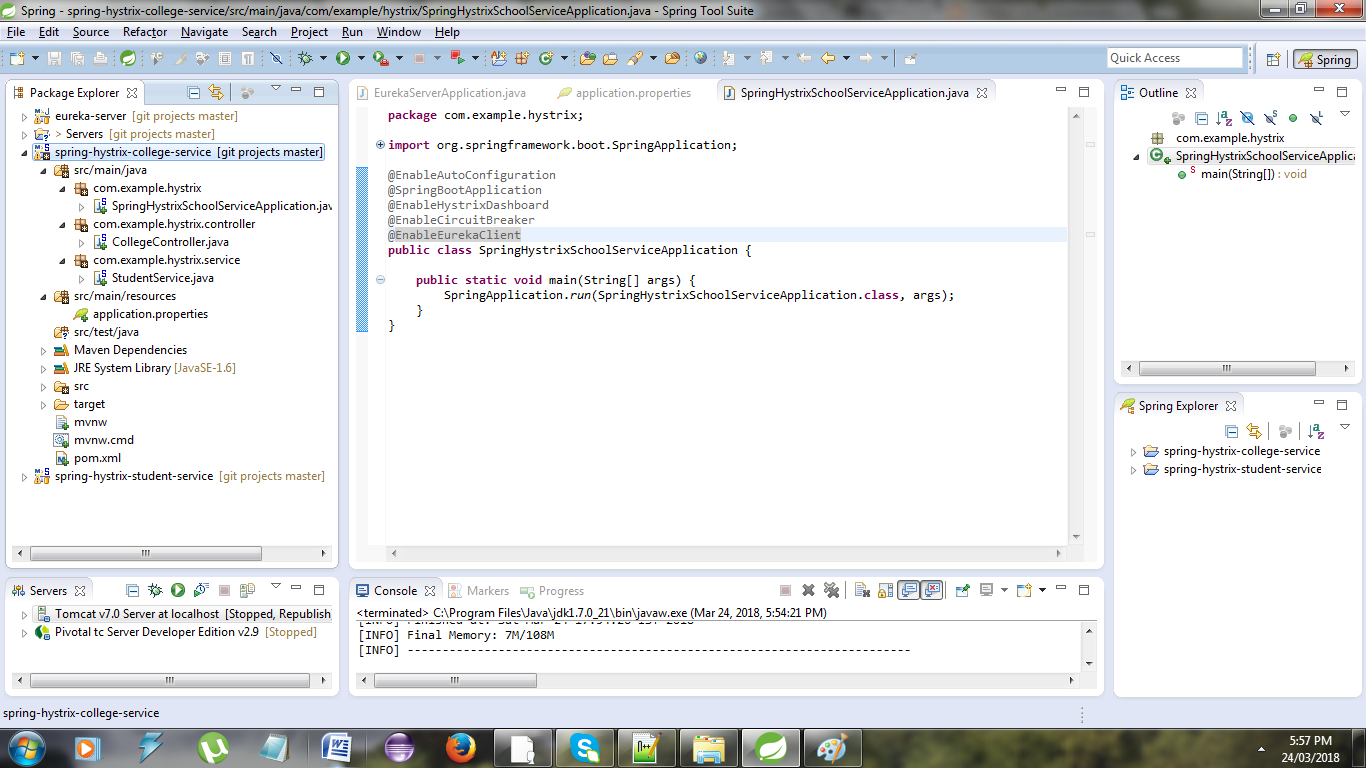Code4java: Microservices using Spring Cloud/Spring Boot